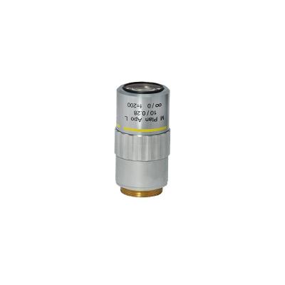 China 100mm Brennweite-achromatische Objektiv-Unendlichkeit korrigiertes Mikroskop-Ziel zu verkaufen