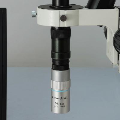 China distância de trabalho longa acromática metalográfica do APO da lente objetiva de 95mm à venda