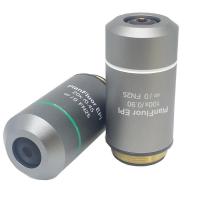 China Half Achromatic 10X Objective Len Bright Dark Flat Field for sale