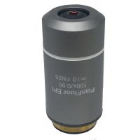 China Half Achromatic 10X Objective Len Bright Dark Flat Field for sale