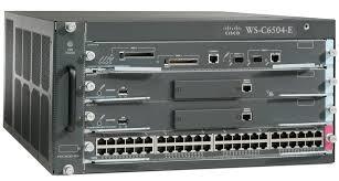 China WS-C6504-E Core Network Switch Chassis 4 Slots Catalyst Core Switches for sale
