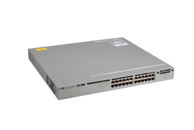 China WS-C3850-24P-S Catalyst 3850 Cisco Gigabit Switch 1000M Port PoE IP Base for sale