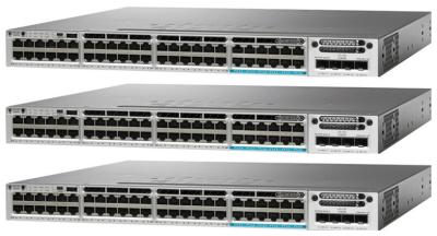 China Cisco Gigabit Ethernet Switch 48 Port Catalyst 3850 WS-C3850-48F-E for sale