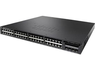 China Cisco switch WS-C3650-48PS-S gigabit ethernet optical fiber poe switch for sale