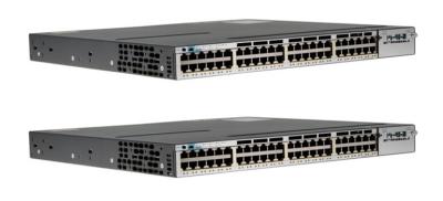 China Standalone Stackable Poe Ethernet Switch 1000 Mbps WS-C3750X-48PF-S for sale