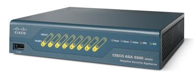 China Small Business Cisco Asa5505 Bun K9 With SW 10 Users 8 Ports 3DES / AES for sale