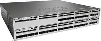 China IEEE 802.3at Gigabit Network Switch 12 Port WS-C3850-12XS-S Cisco Catalyst 3850 for sale
