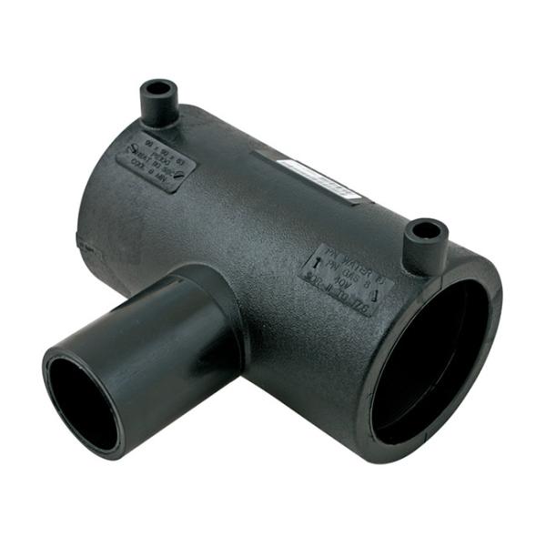 Quality Black HDPE Electrofusion Fittings Fusamatic Electrofusion Reducing Tee for sale