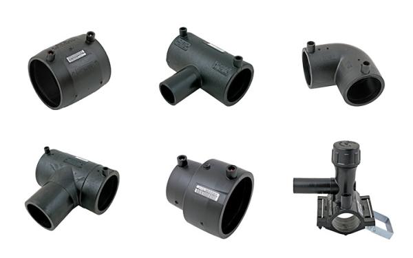 Quality Straight PE Steel Transition Piece Pe Pipe Electrofusion Coupler Connector Hdpe for sale
