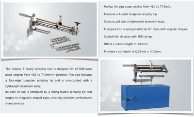 China Spare 4 Sided Scraping Blades And Tips Electrofusion Tooling for sale