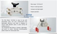 China Compact Electrofusion Saddle Outlet Clamp Kit 16-32mm Pipe Range for sale