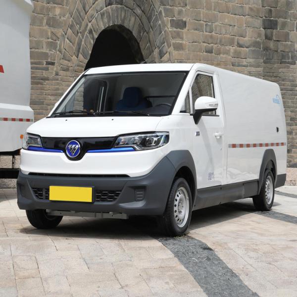Quality Futian Tuyano 4x4 ELF truck Smart Blue Pure Electric Box for sale