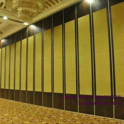 China high quality collapsible glass divider wall partition for conference center for sale
