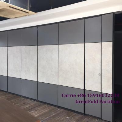 China high quality collapsible office partition walls glass for conference center for sale