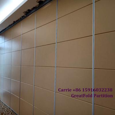 China high quality folding moving glass waterfall partition for office for sale