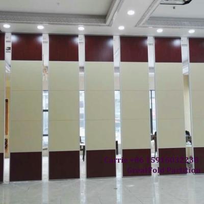 China high quality folding moving glass waterfall partition for office for sale