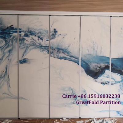 China Factory Direct Partition Wall Wood Fiberglass Hanging For MultiFunction Room for sale