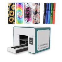 China A3 Desktop UV Flatbed Printer 297x420mm for Acrylic Bottle Cup Cylinder Printing 220V 1000W for sale