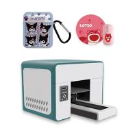 China Golf Ball Flatbed LED UV Printer with 300mm Print Size and 720×1200 DPI Resolution for Bottles and PVC Cards for sale