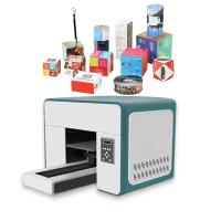 China Mini A3 UV LED Flatbed Printer 1200dpi 3m²h for Acrylic Card Bottle Printing for sale