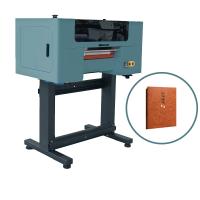 China AB Film Multifunction Inkjet Printer with 300mm Print Width and Auto Lamination for DTF UV Sticker Printing for sale