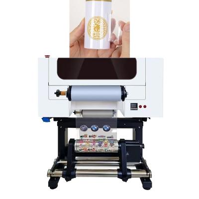 中国 2*F1080プリントヘッド付き300mmUVプリンター CMYK+W+V 鮮明でカラフル 販売のため