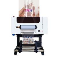 China 30cm UV DTF Printer Laminator Integrated Machine Dual Head 6 Color CMYK+W for sale