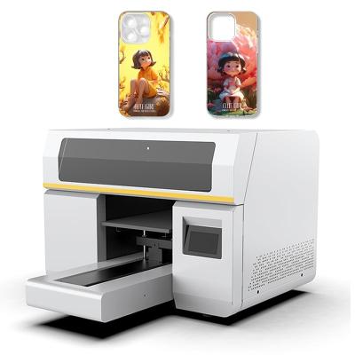 China 3D-bureaublad 300 mm fles Flat Bed UV-printer Telefoonhoesprinter voor thuisgebruik for sale