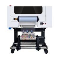 China A3 Roll to Roll UV DTF Printer 30cm with Automatic Lamination 2 EPSON F1080 Heads for sale