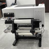 China Double F1080 Head UV DTF Printer 300mm Width for Sticker Printing on Irregular Objects for sale