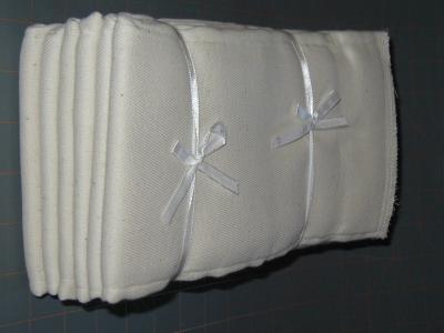 China Organic Cotton or Bamboo fiber Prefold Diapers，Flat Cloth Diaper,Baby Muslin for sale