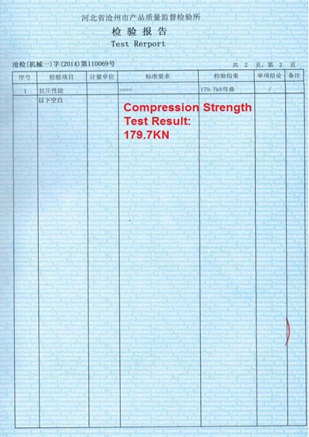 Strength Test-Jack Base 32X600MM-179.7KN - Cangzhou Weisitai Scaffolding Co.,Ltd.