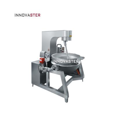 China Electric Steam Jacketed Kettle Tilting Type Jam Mixer Cooking Pot Boiler for sale