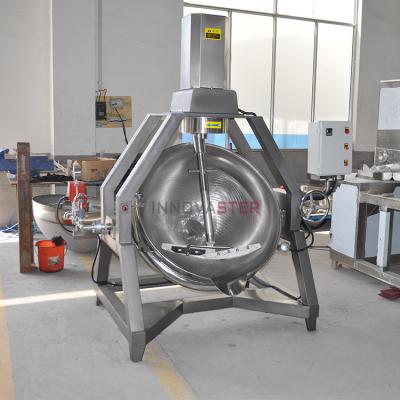 China 100-600L Capacity Commercial Automatic Mixing and Cooking Machine for Lotus Seed Paste Pot for sale