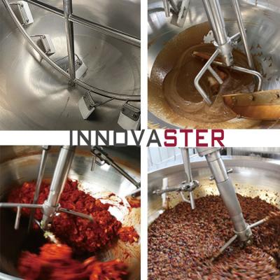 China 100-600L Capacity Commercial Automatic Mixing and Cooking Machine for Lotus Seed Paste Pot for sale