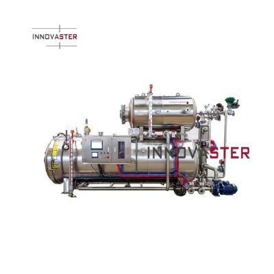 China Automatic Batch Retort Steam Sterilization Food Machine for Canned Food Processing for sale