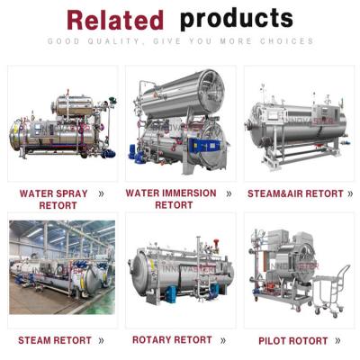 China Automatic Batch Retort Steam Sterilization Food Machine for Canned Food Processing for sale