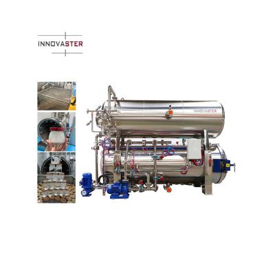 Cina Aziende agricole immersione automatica in acqua pasta di pomodoro in scatola autoclave sterilizzazione retort macchina 1100 * 1200 * 1500MM in vendita