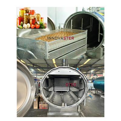 Cina Vaso di sterilizzazione ad alta temperatura con acqua media a pressione orizzontale automatica in vendita