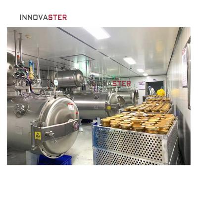 China Stoomgekookte saus zak voedsel glas PP fles verwerking sterilisator apparatuur retort machine Te koop