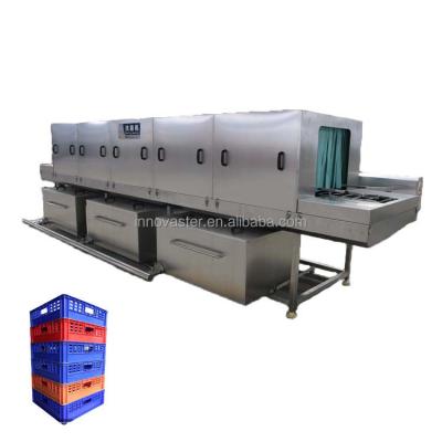China Industriële automatische wasmachine voor plastic containers 18 kW vermogen en 215 kg capaciteit Te koop