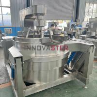 China Silver Automatic Cooking Mixer Jacketed Kettle Electric Heating 200L for sale