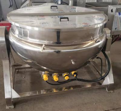 China Jacketed Kettle Automatic Stirring Food Making Machine for Barquillos Candied Fruit for sale