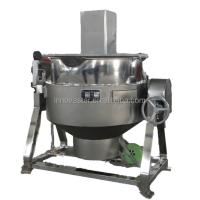 China Pistachio Paste Making Machine 100L Steam Jacketed Kettle with Mixer for sale