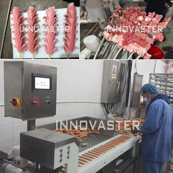 Quality Consistent Skewering Stainless Steel Chicken Meat Satay Meat Kebab Skewer for sale