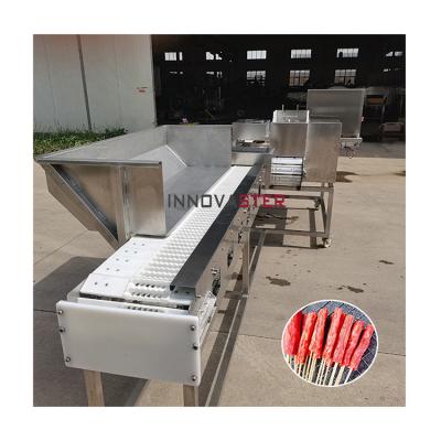 China High Capacity Automatic Electric Grill BBQ Meat Skewer Machine for Delicious Grilling for sale