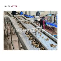 China Automatic Oyster Weight Sorting Machine 2500W Roller Brush Washing 50-5000G for sale