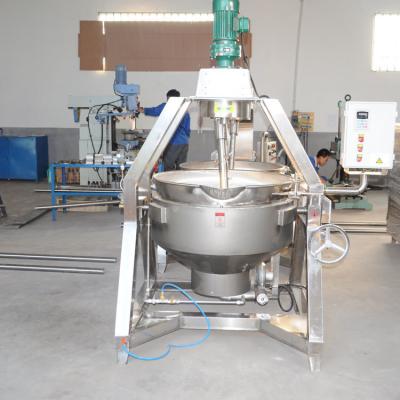 China Caldeirão semiautomático de casaco planetário com velocidade de rotação do misturador 1-100RPM Capacidade personalizada à venda