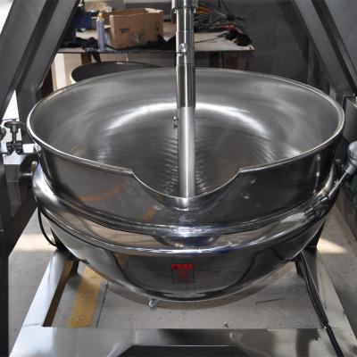 China Caldeirão semiautomático de casaco planetário com velocidade de rotação do misturador 1-100RPM Capacidade personalizada à venda