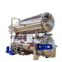 China Industrial Water Immersion Retort Sterilizer 1200mm Diameter 0.35MPa for Bottle Can Sterilization for sale